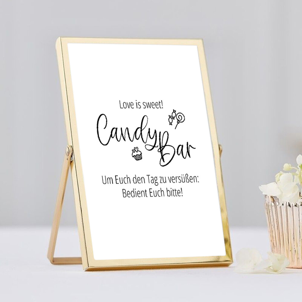 Schilder Set Hochzeit "Handlettering Style" - bestellen